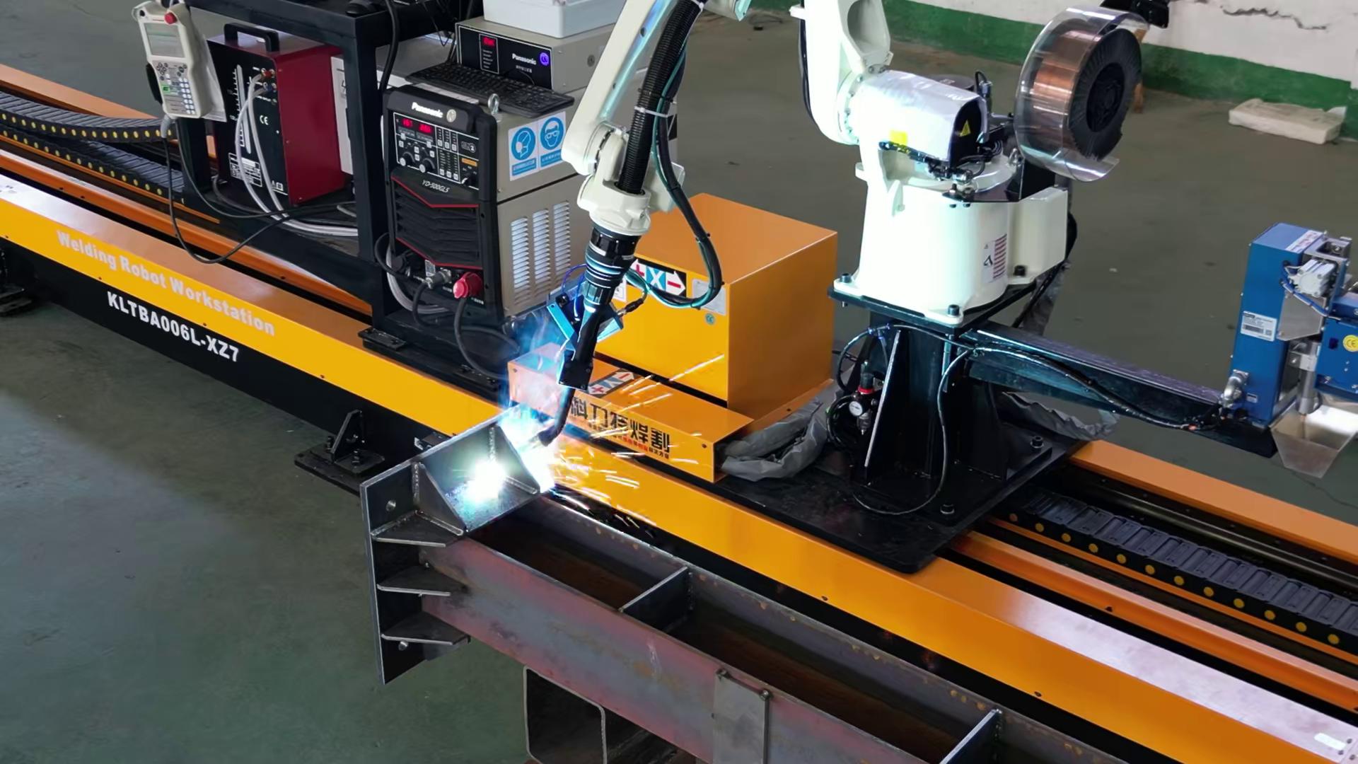 3D Vision Tracking MAG/MIG Welding Robot for H-Beam Steel Structures ...